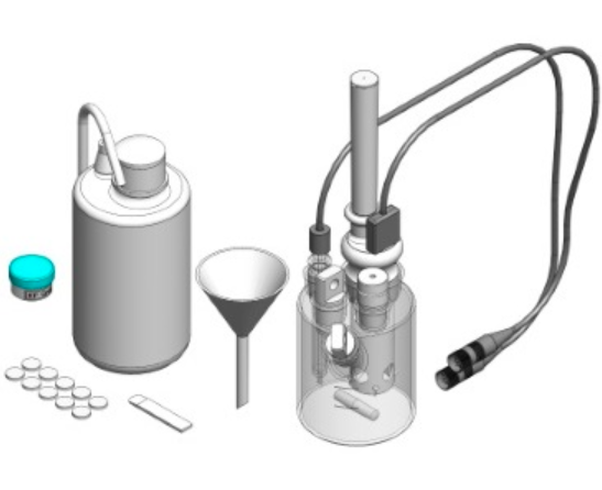 1Component Type Titration Cell Unit with Funnel | sgwebstore